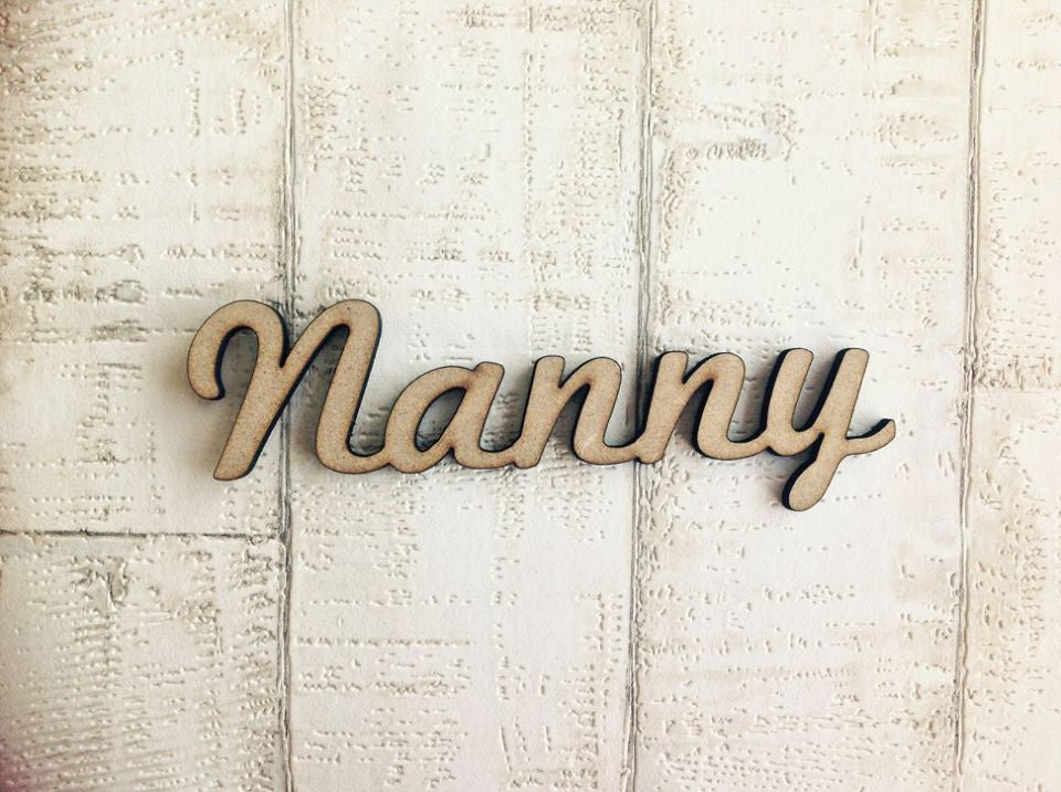 Mummy mum nanna nanny grandma word craft blank craft | Fred & Bo – Fred ...