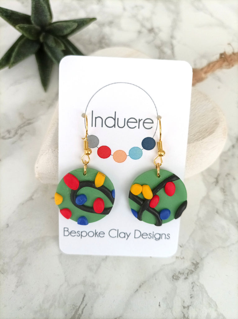 Induere - Christmas Lights Earrings #181 – Fred And Bo