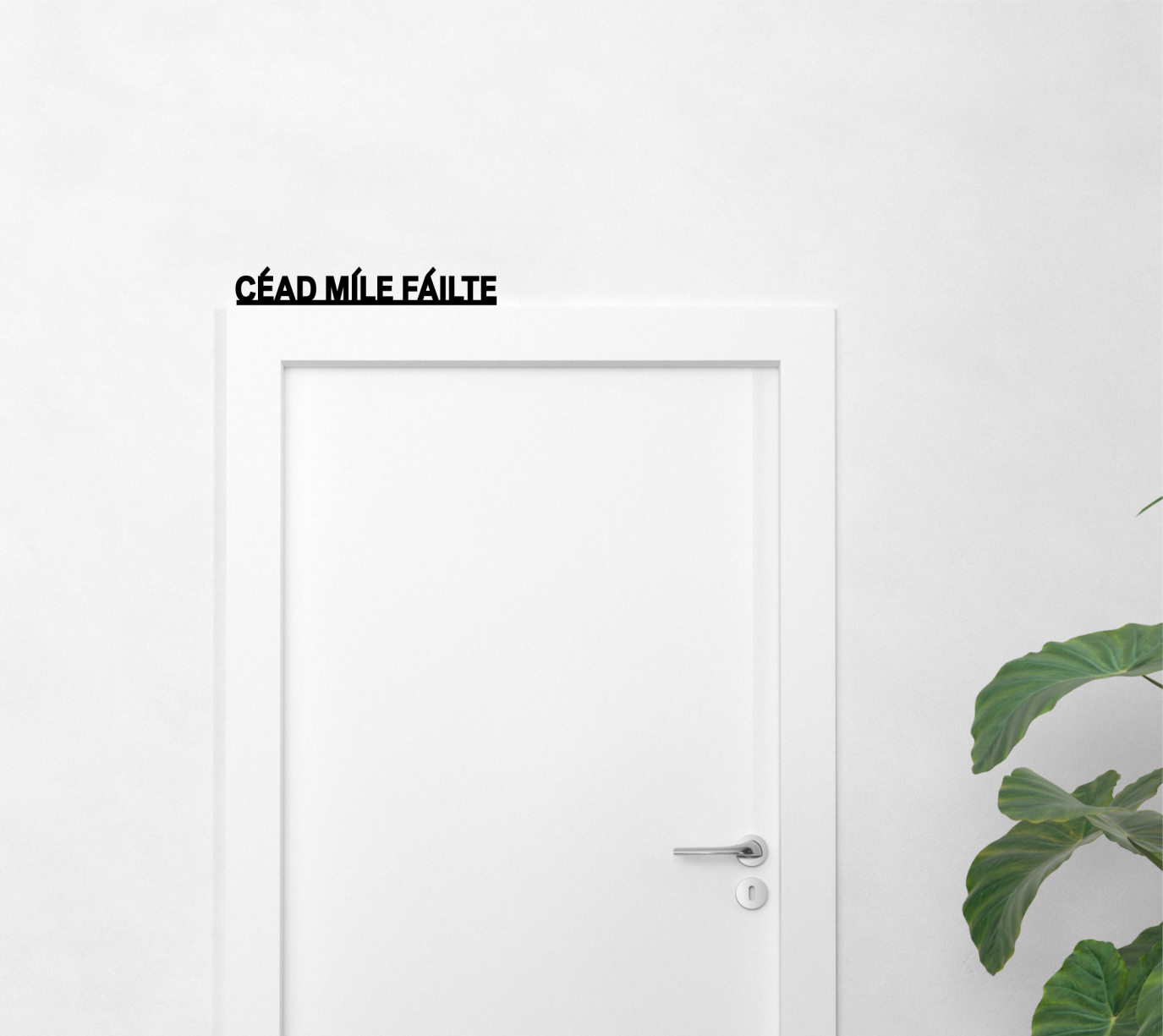 CEAD MILE FAILTE - Door Topper Sign WELCOME – Fred And Bo