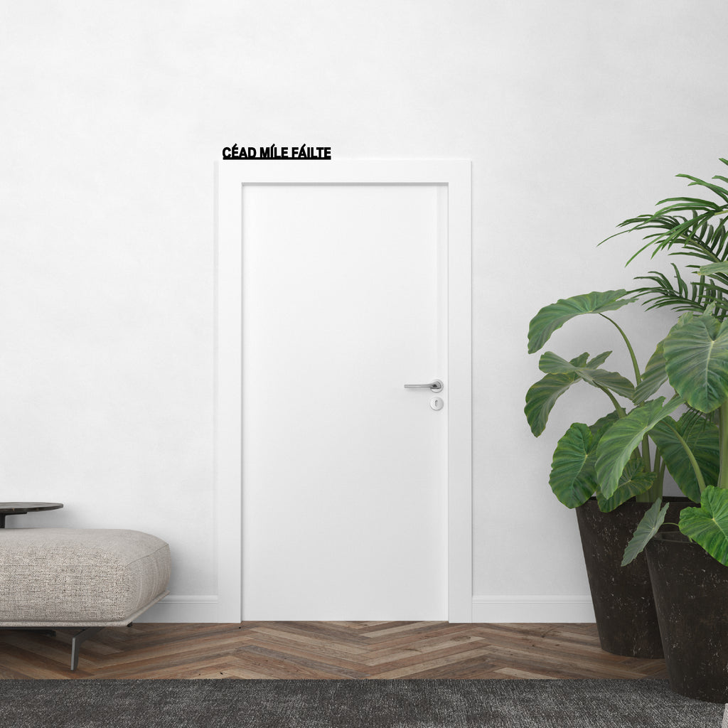 CEAD MILE FAILTE - Door Topper Sign WELCOME – Fred And Bo