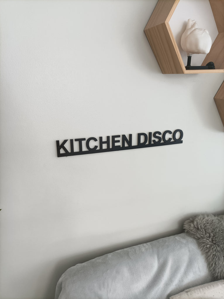 KITCHEN DISCO - Door Topper Sign – Fred And Bo