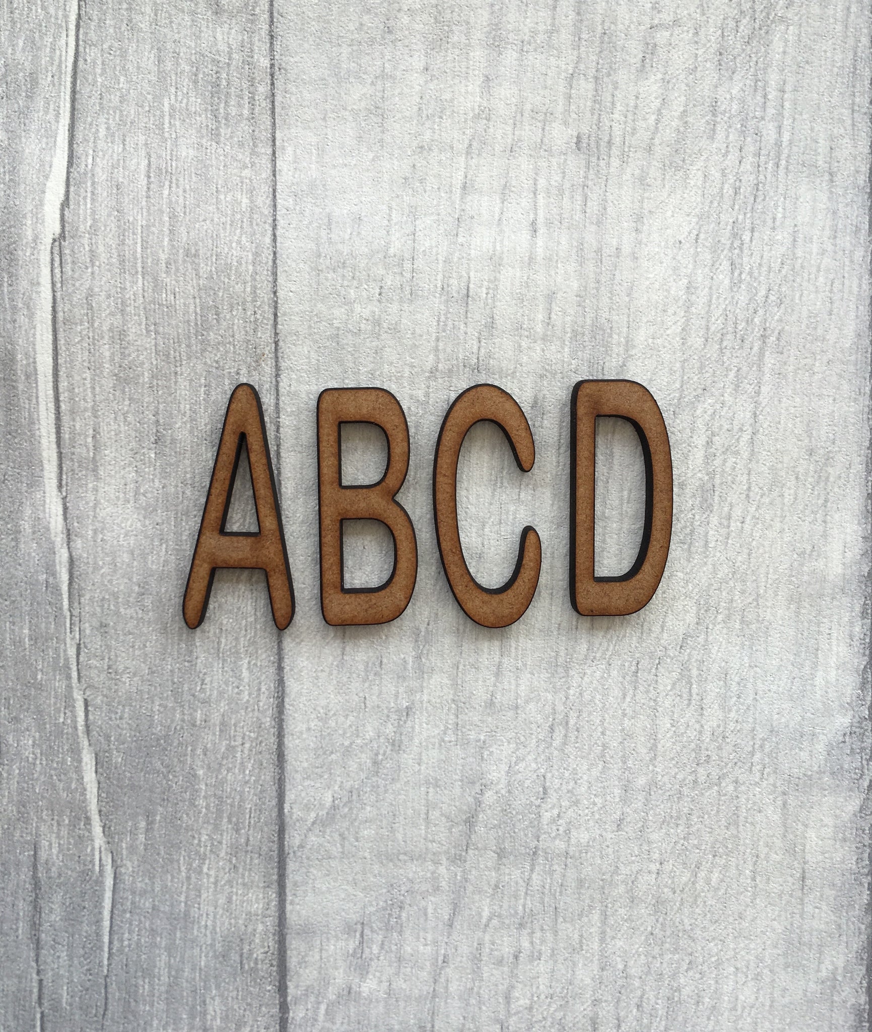 Arial rounded font MDF letters – Fred And Bo