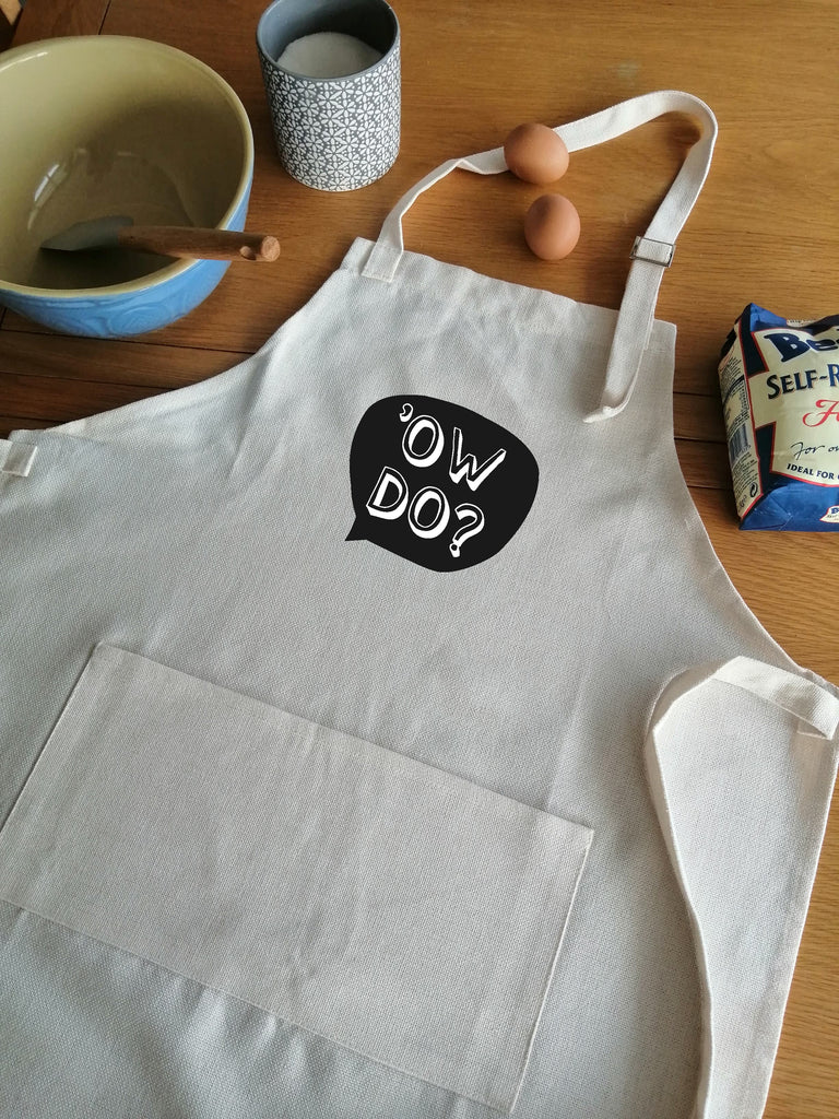 Yorkshire Slang - Ow Do- Adult Apron - – Fred And Bo